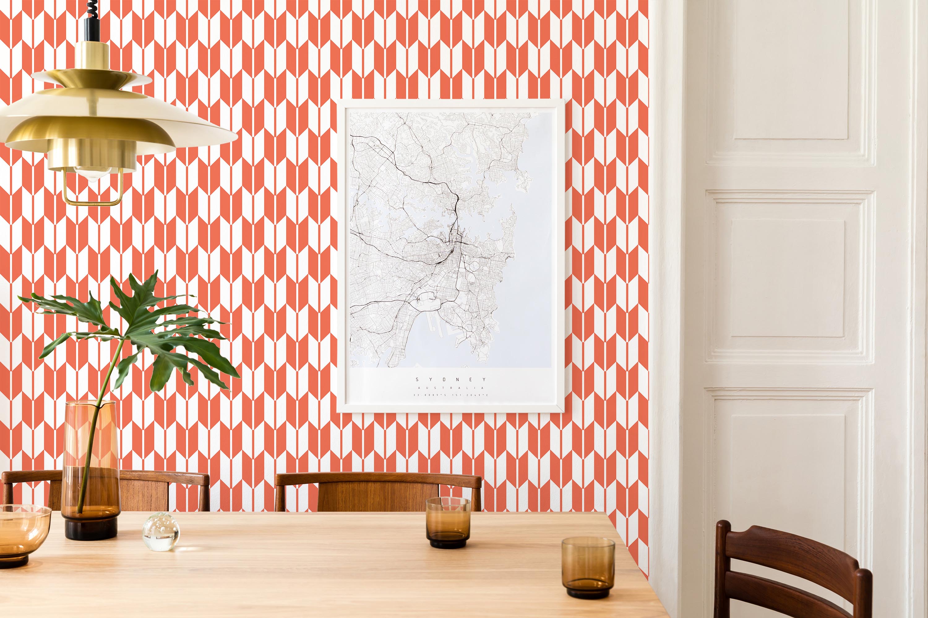 Traditional Japanese Pattern Wallpaper | Leroy Merlin