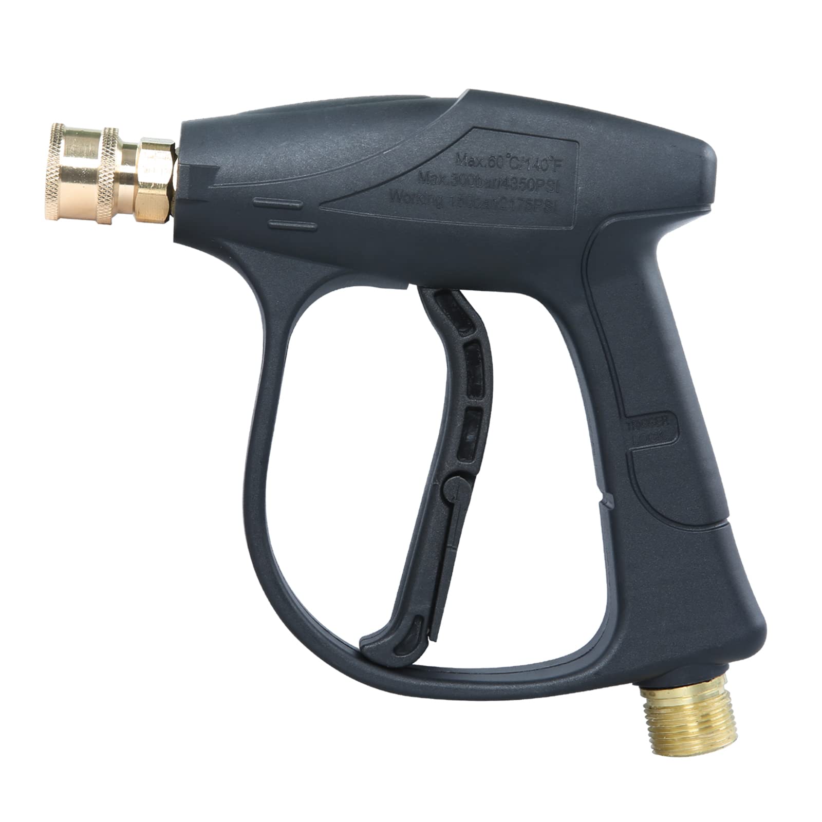 Pistolet de Lavage Haute Pression 4000 PSI avec 5 Embouts de Buse d'eau, Pistolet de Nettoyage ...