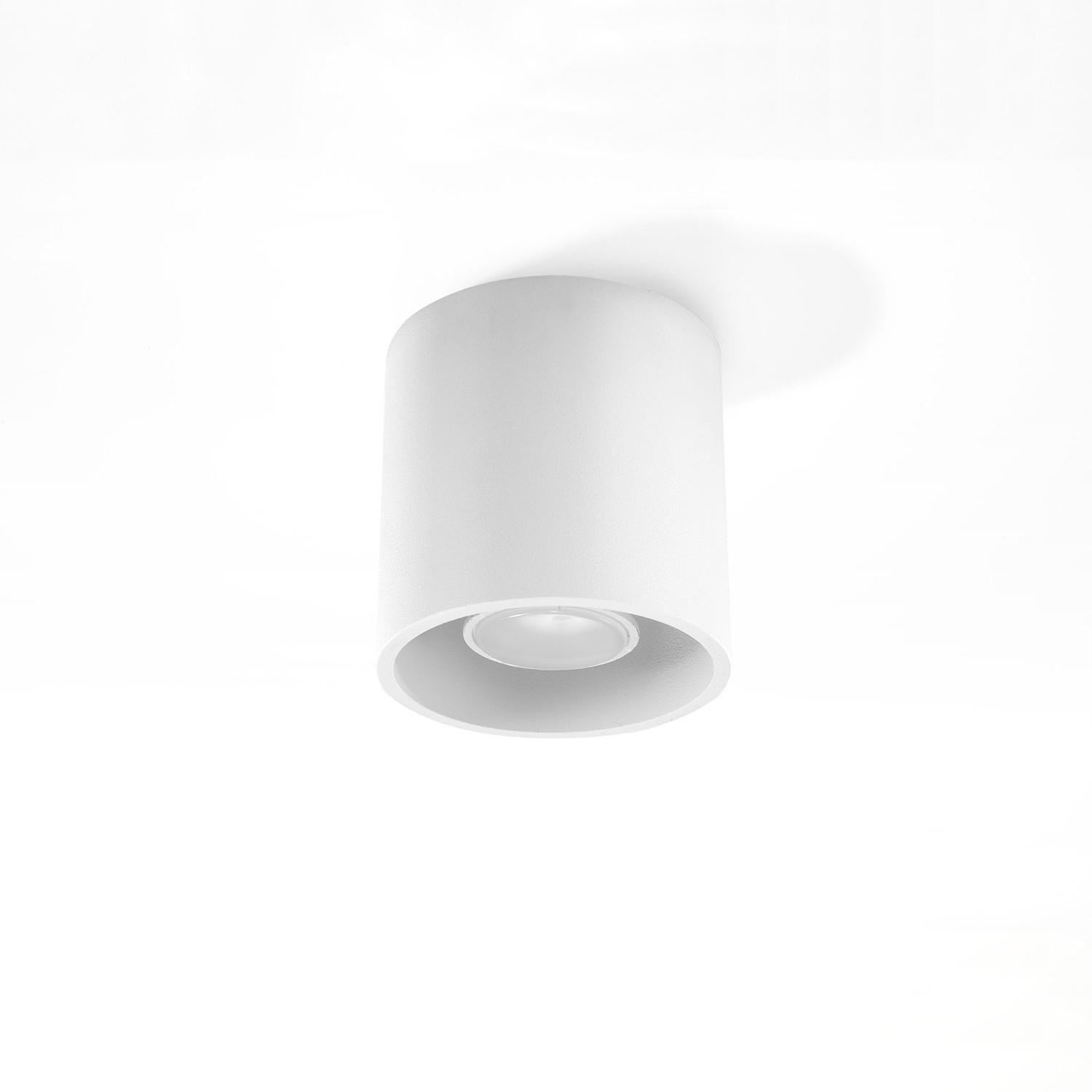 Ledkia - Aplique de Techo Orbis 1 Aluminio SOLLUX, Blanco, Aluminio ...