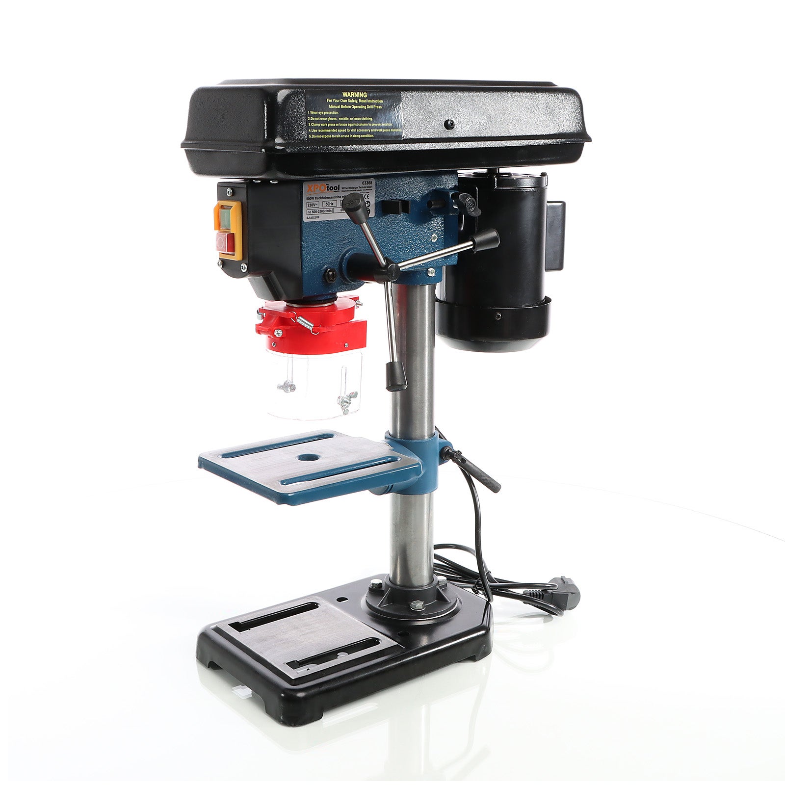 XPOtool Taladradora de columna 500W con láser taladro de mesa ...