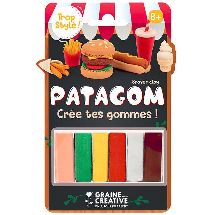 Goma de borrar para modelar 6 colores Comida chatarra | Leroy Merlin