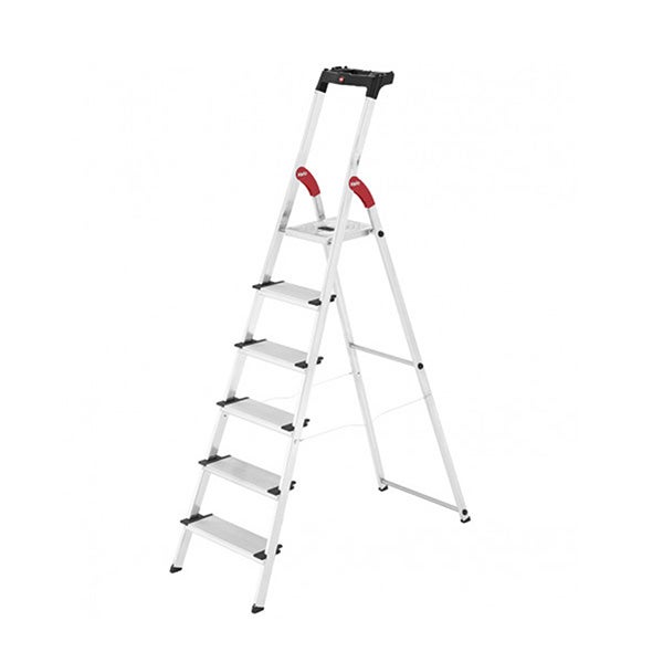 Escabeau pro 6 marches - Hauteur max. de travail 3.28m - 8816-001 ...