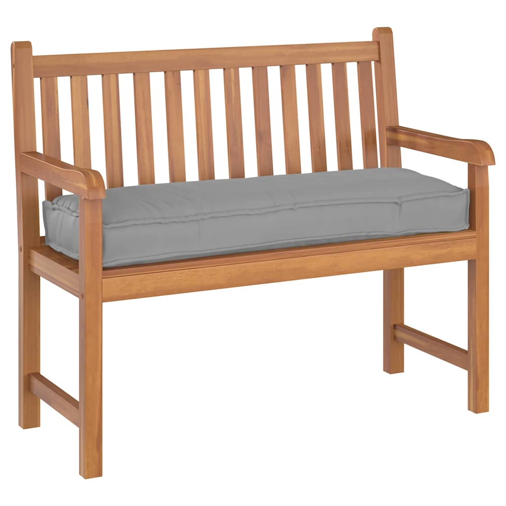Maison Exclusive - Cojín de palé para banco Gris 120 x 40 x 8 cm Tela ...