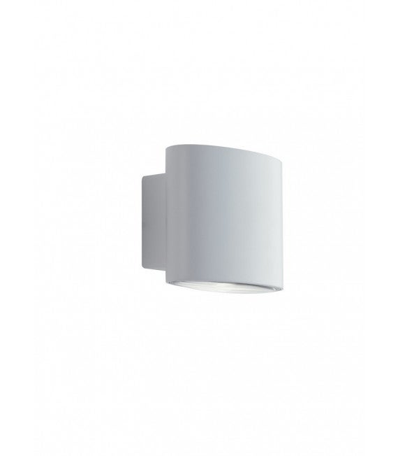 Applique de jardin Boxter 2 ampoules Aluminium blanc | Leroy Merlin