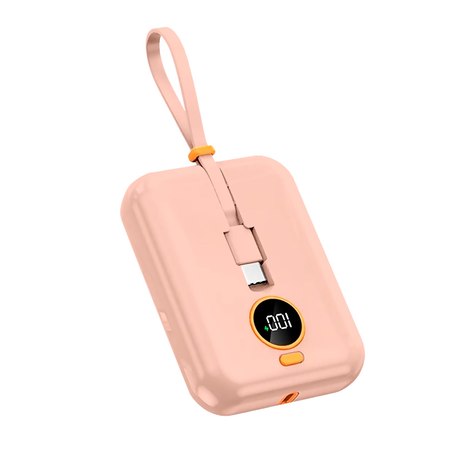 Powerbank 10.000mAh con carga rápida PD22,5W, cable USB-C y Lightning ...
