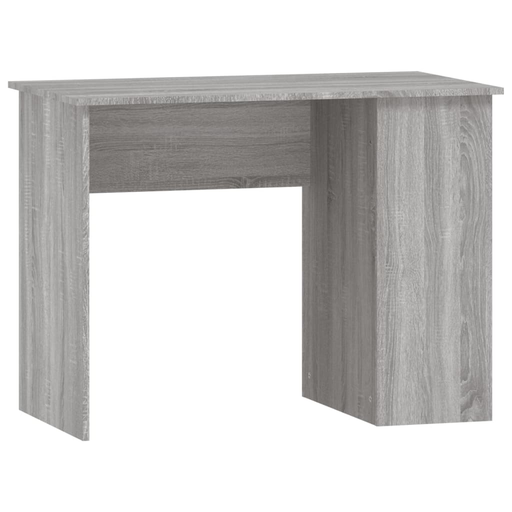 Bureau，Table de travail，Table d'étude sonoma gris 100x55x75 cm bois d ...