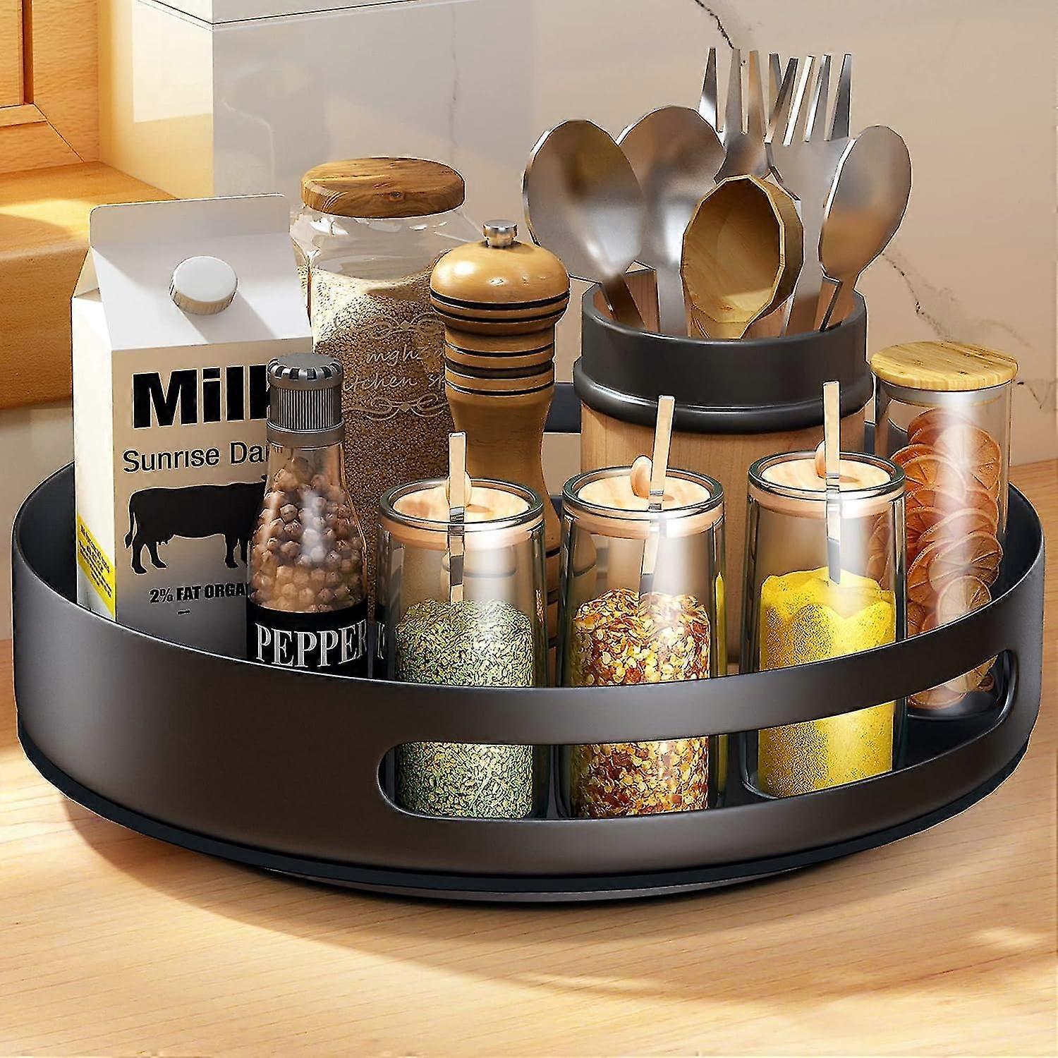 Obrotowa taca Lazy Susan, obrotowy organizer na tace Sayzh, obrotowy ...