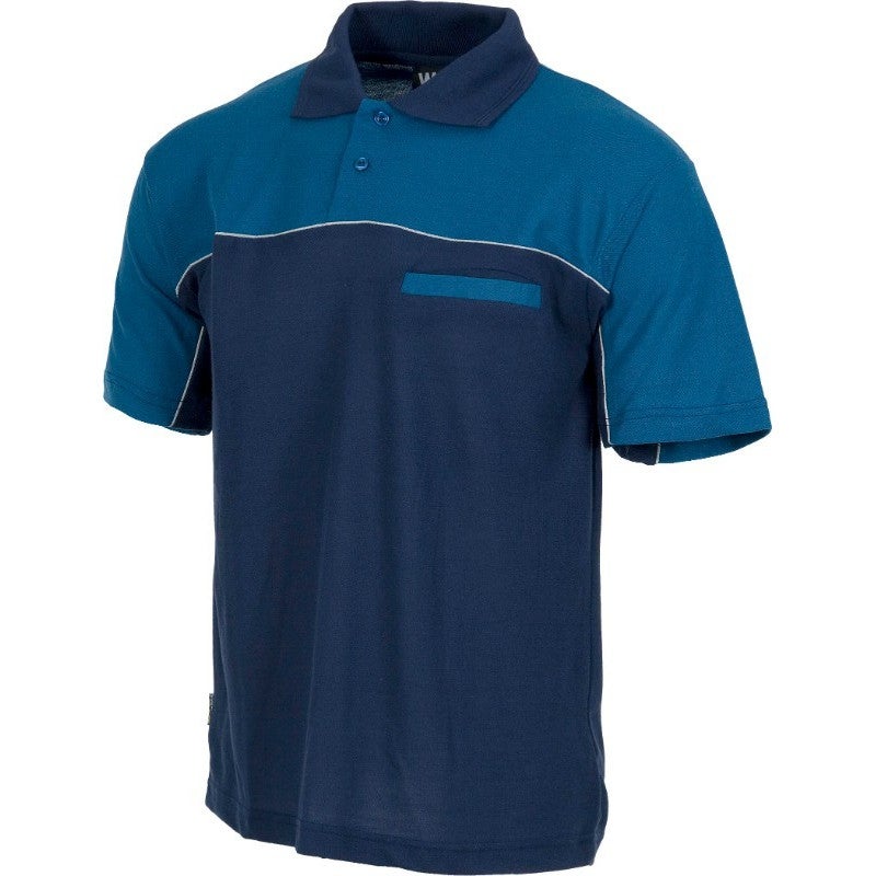 Polo técnico en tejido piqué con vivos reflectantes WORKTEAM Future ...