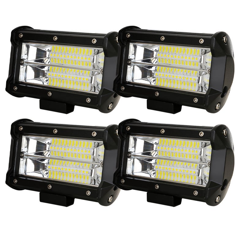 4x 72W Phare de Travail 12V-24V LED Phare Projecteur etanche IP 67 Feu ...