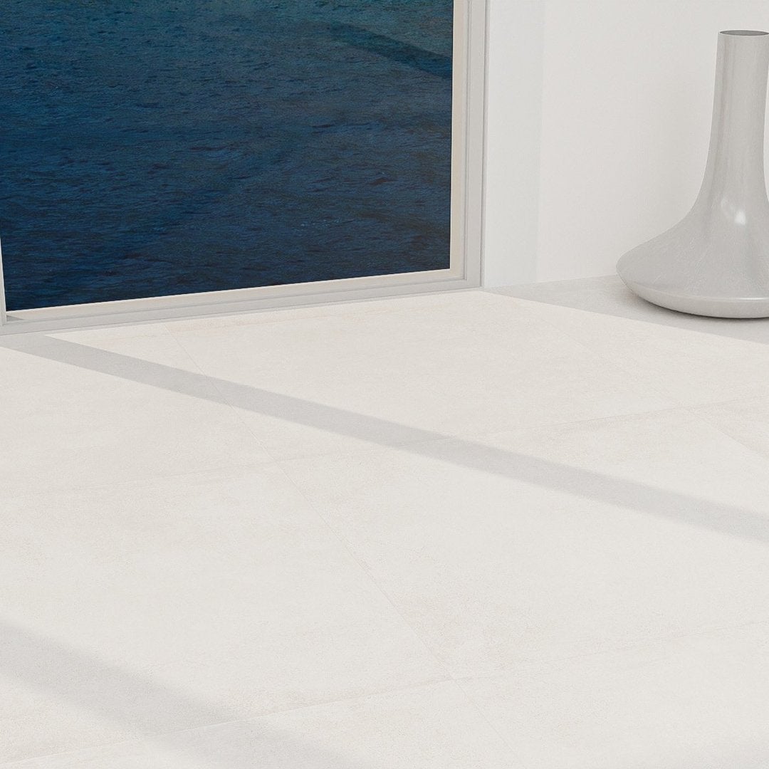 Cemento bianco - Piastrelle 80x80 cm 9 mm - EPA 2000 80x80 | Leroy Merlin