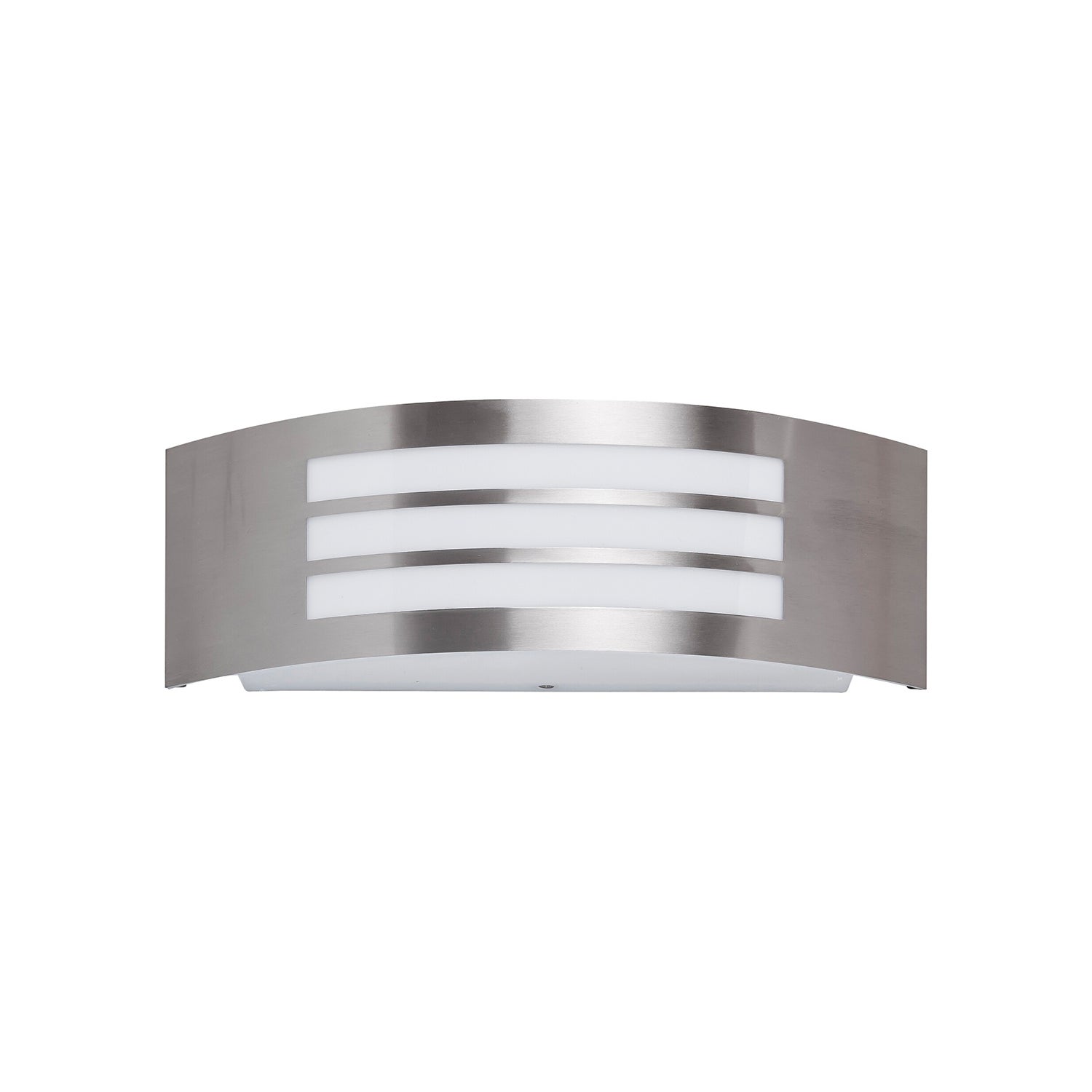 Aplique Pared Exterior E27 Cromo satinado IP44 100mm ROMA | Leroy Merlin