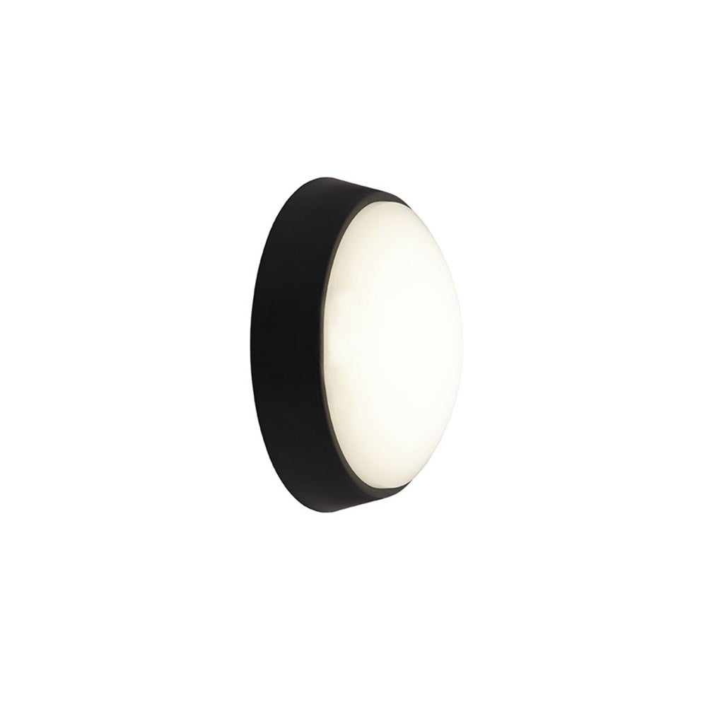 Ansell LED Bulkhead Helder Circular Plain Black 12.5W 1058lm - 830-840 ...