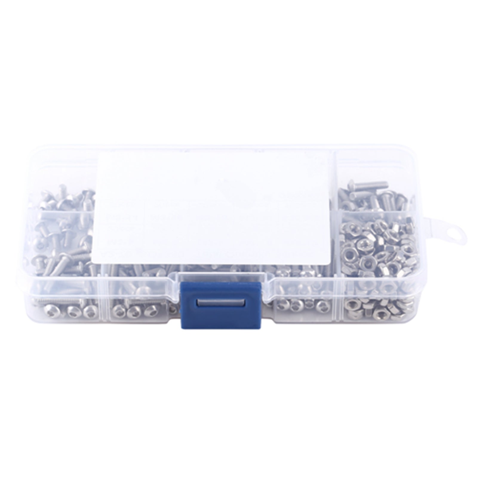 340 pièces M3 en acier inoxydable SS304 Kit d'assortiment de vis à tête hexagonale à six pans ...