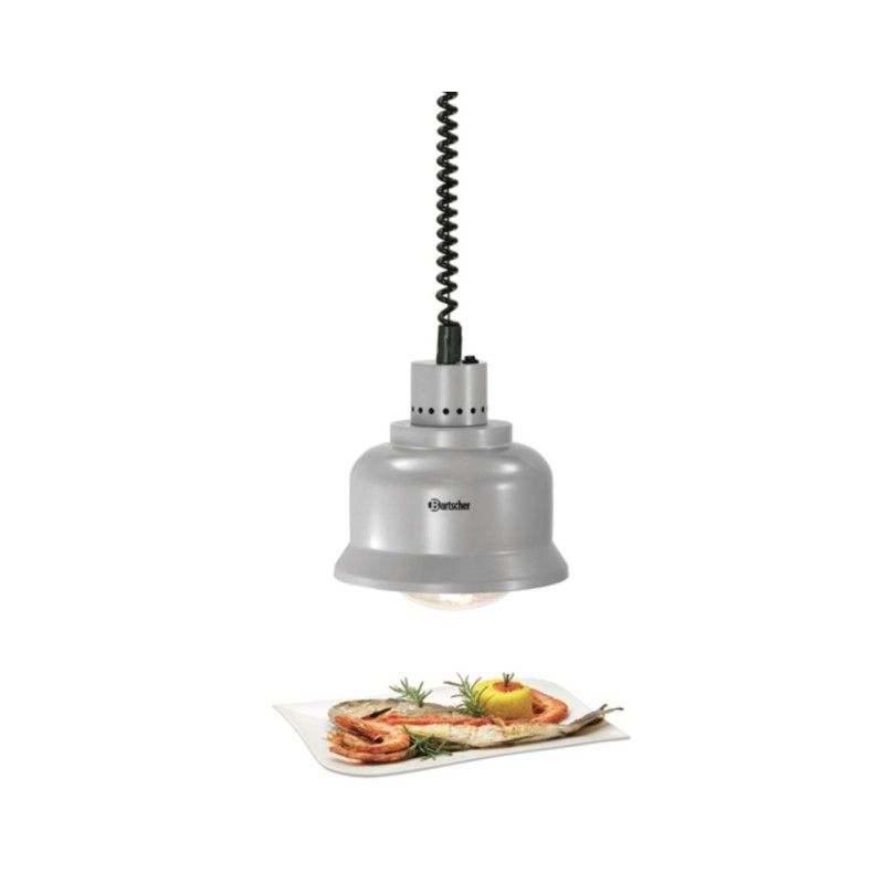 Lámpara calefactora extensible gris mate IWL250D SI | Leroy Merlin