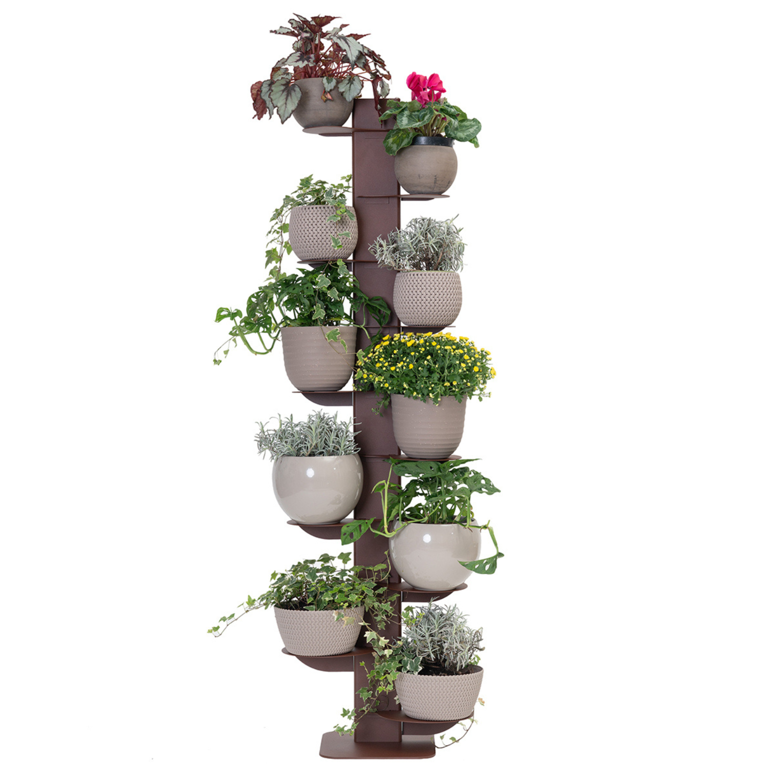 ALUBOX HYDRA Porta Piante Da Esterno E Interno A Colonna Autoportante ...