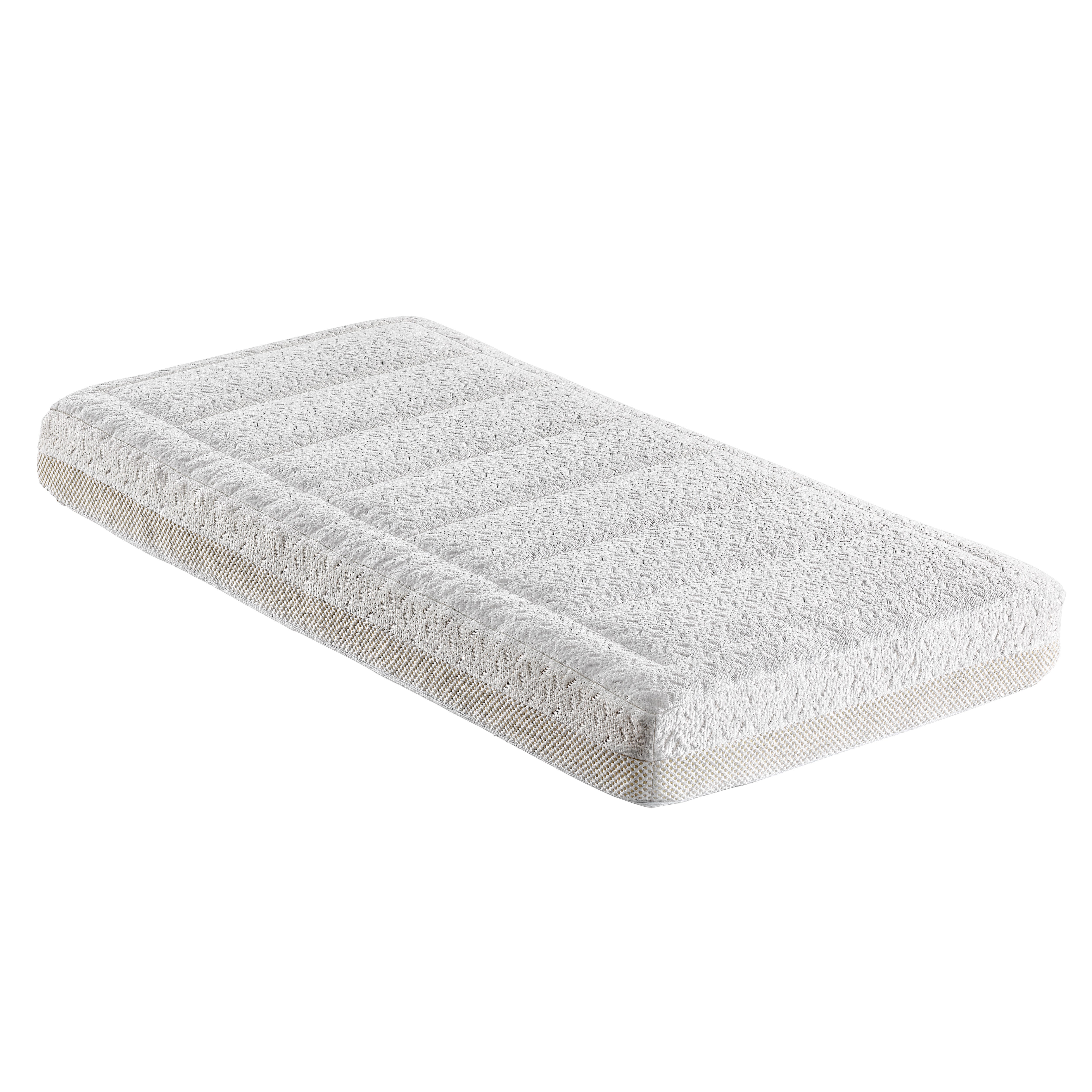 Colchón 60x120 Cuna 14cm Safetech HR Capa de Visco y Funda Extraíble ...
