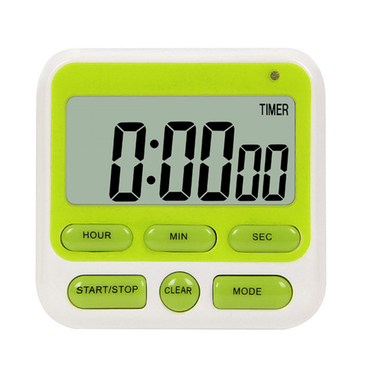 Temporizador de cocina digital con pantalla LCD grande, volumen de al ...