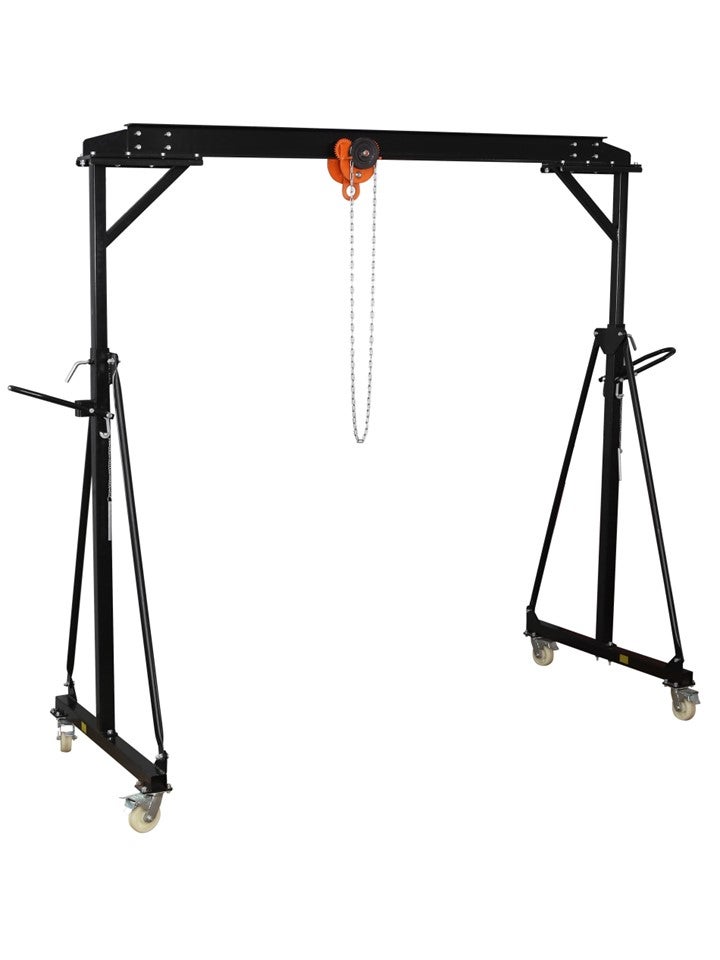 Grue Portique mobile 1T + Chariot Porte Palan 1T 2,5m 4mm | Leroy Merlin