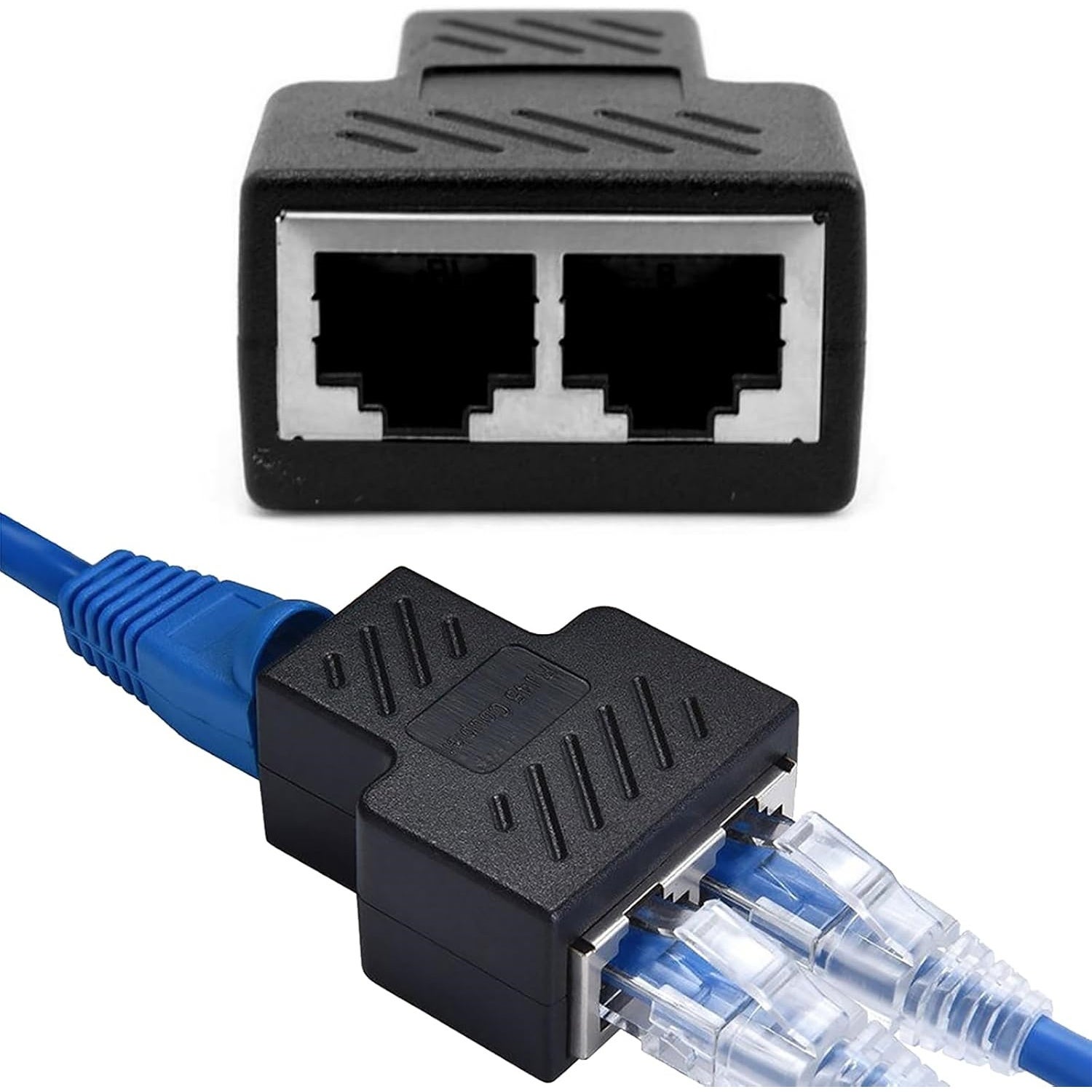 Adaptateur Rj45 1 à 2 ports femelle à femelle Connecteurs réseau d ...