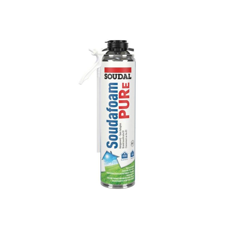 Soudafoam PURe - Mousse PU pistolable - Soudal - 500 ml | Bricoman