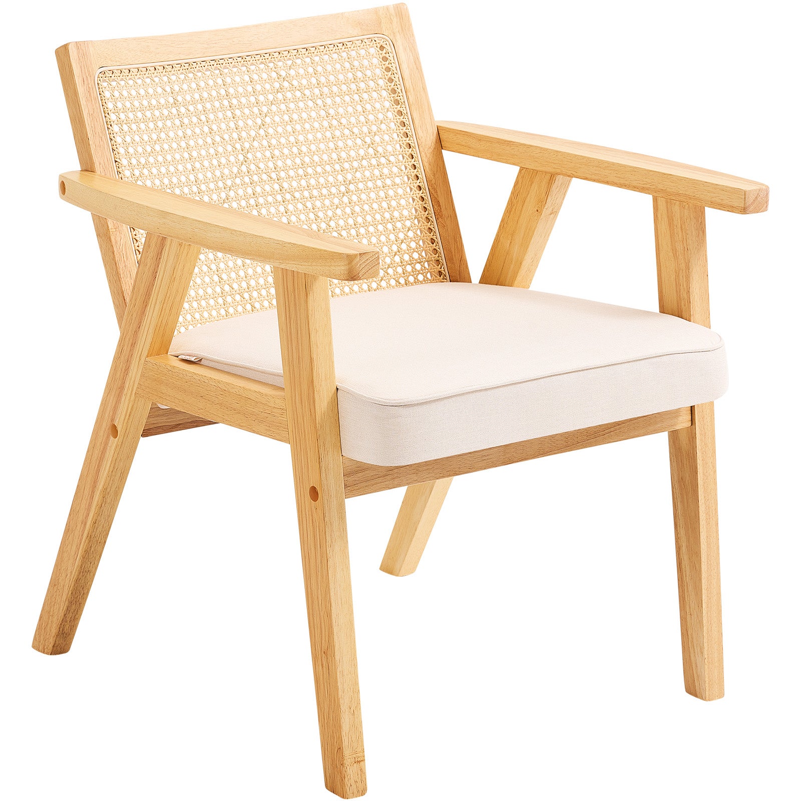 VEVOR Chaise en rotin, 1 pièce, chaise de salle à manger moderne du ...
