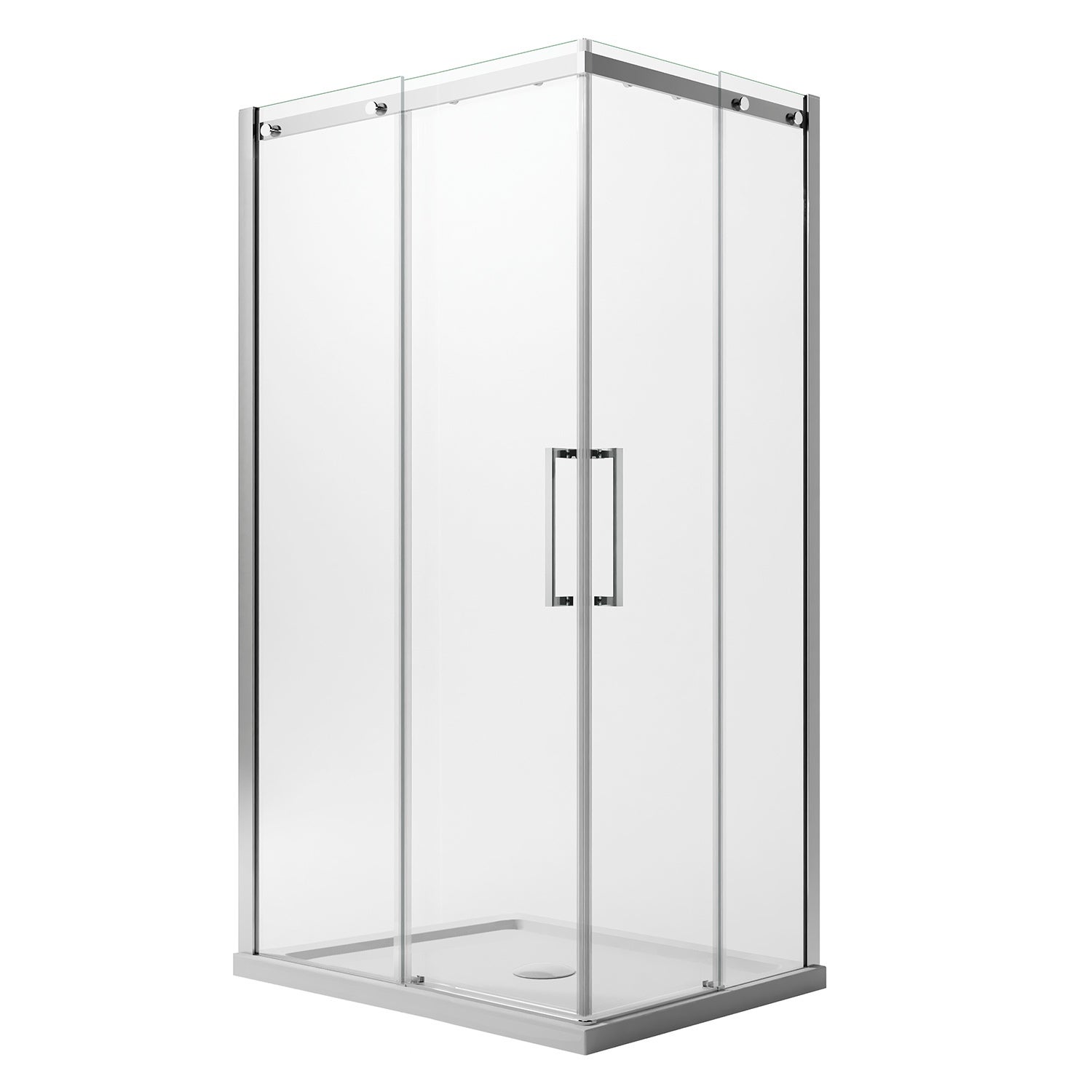 Cabine de douche Rectangulaire 70x75CM H200 Verre Transparent 8mm ...