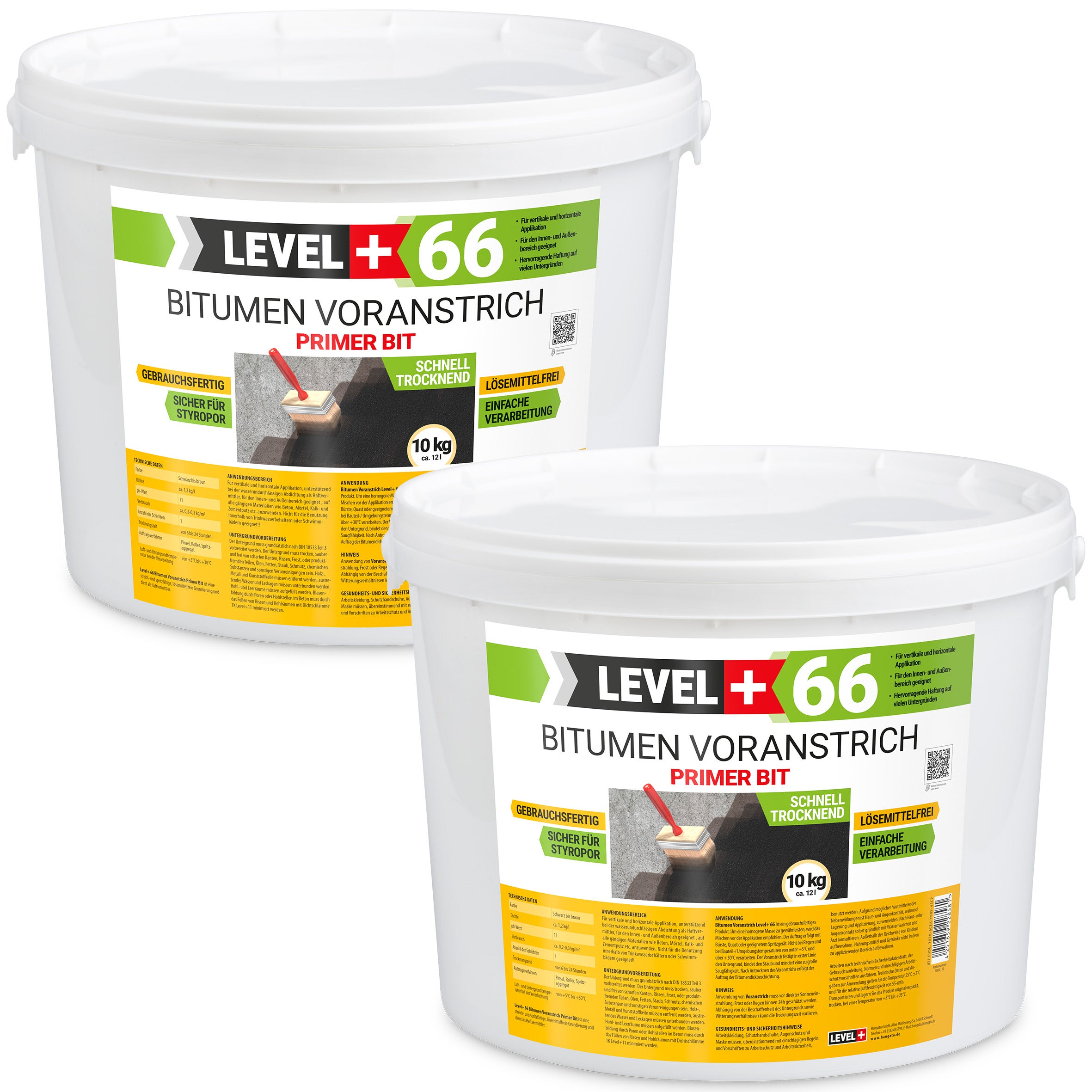 Bitume Couche d'accrochage Couche de fond bitume L+66 - 20Kg | Leroy Merlin