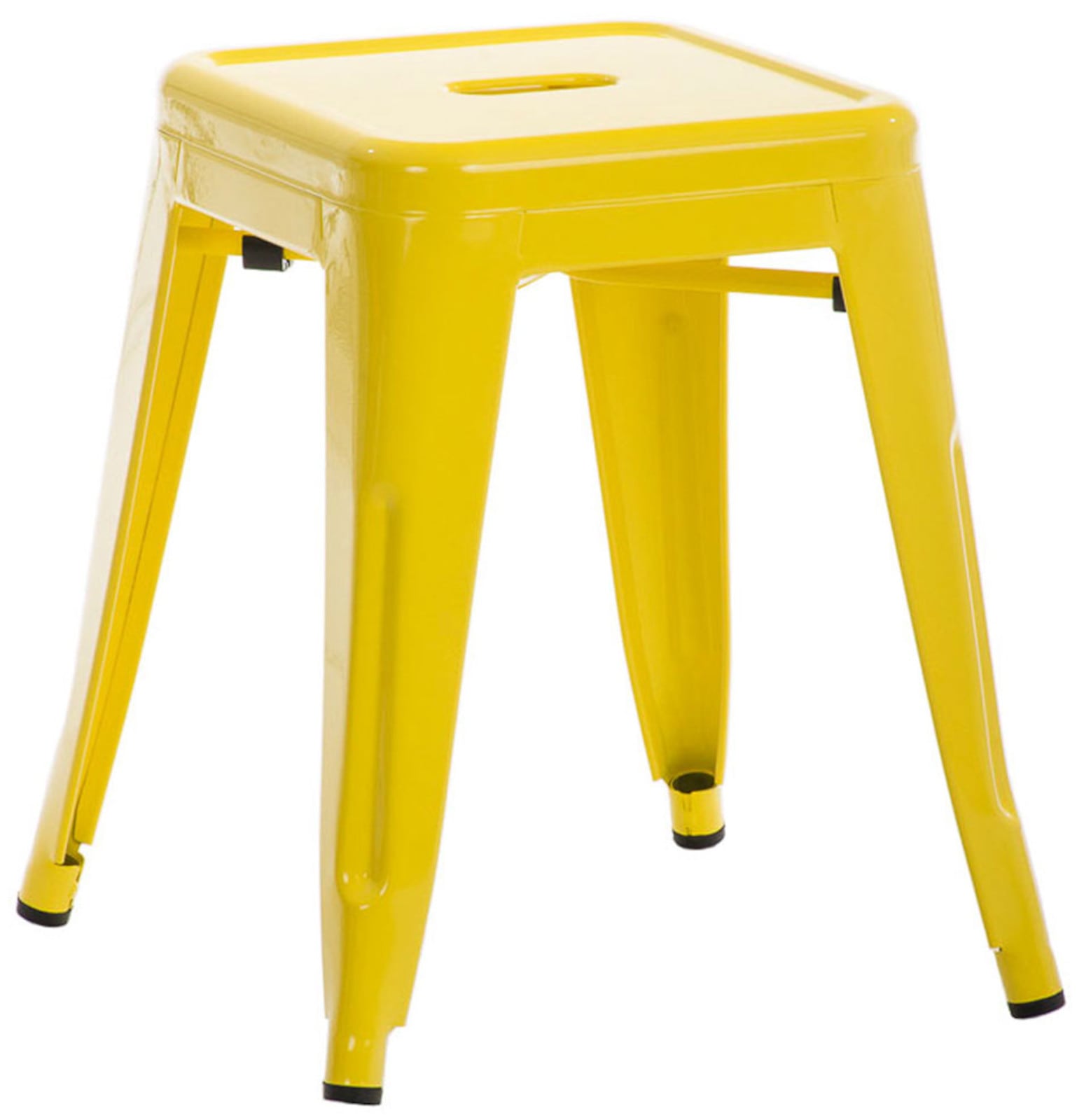 Taburete en metal Armin Amarillo | Leroy Merlin