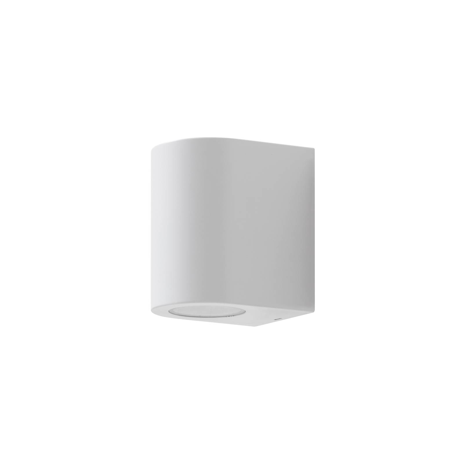 Prios Irfan aplique de exterior redondo blanco 10 cm, lámparas de pared ...