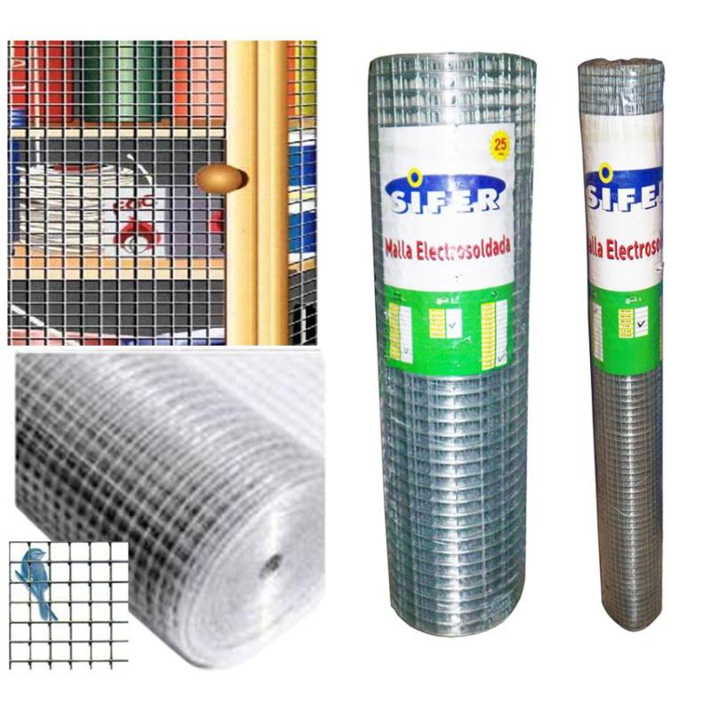 Malla Electrosoldada Sifer Doméstica 6x6x0.60 Metrorollo 25 | Leroy Merlin