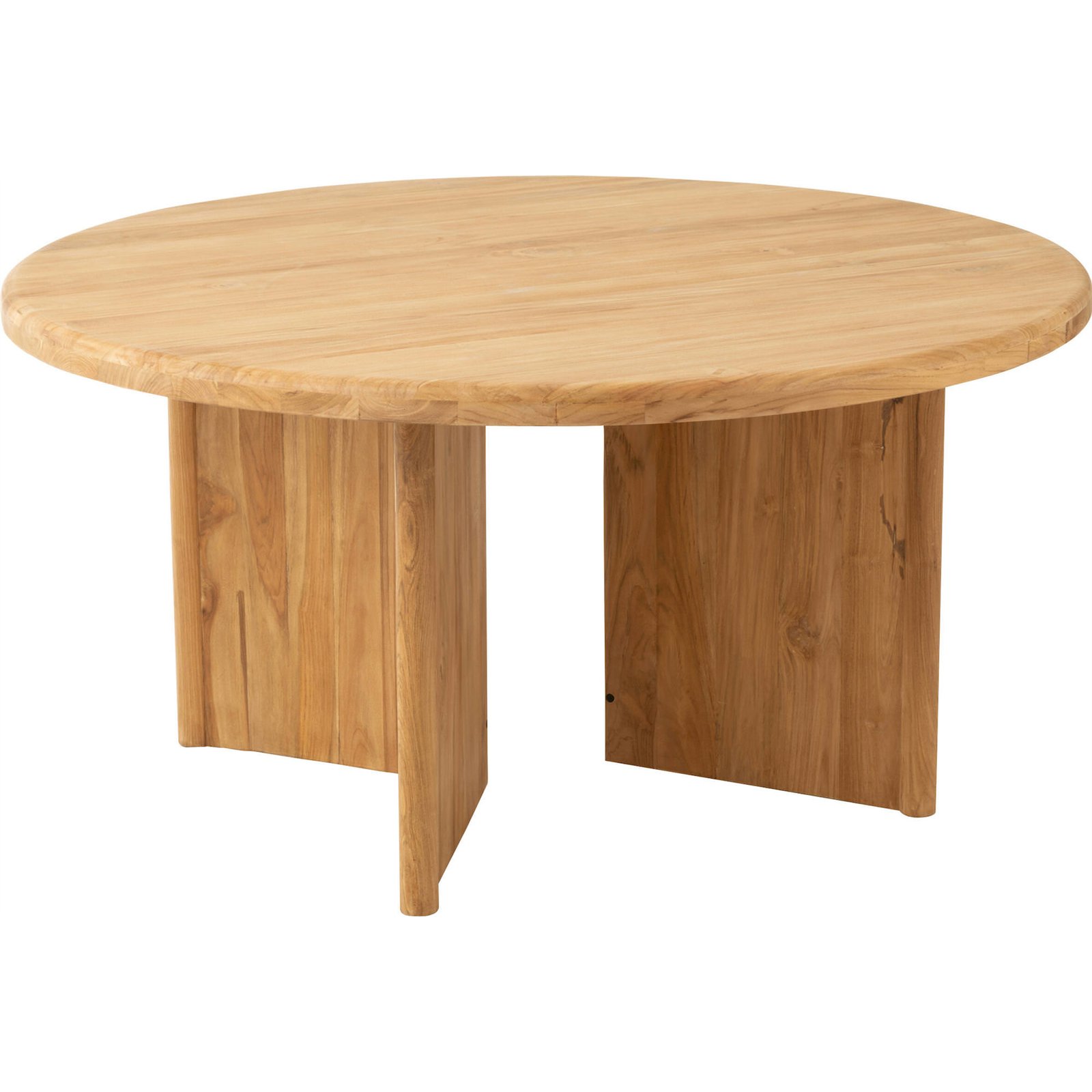 Table ronde en bois naturel pour salle à manger élégante 150 x 150 x 75 ...