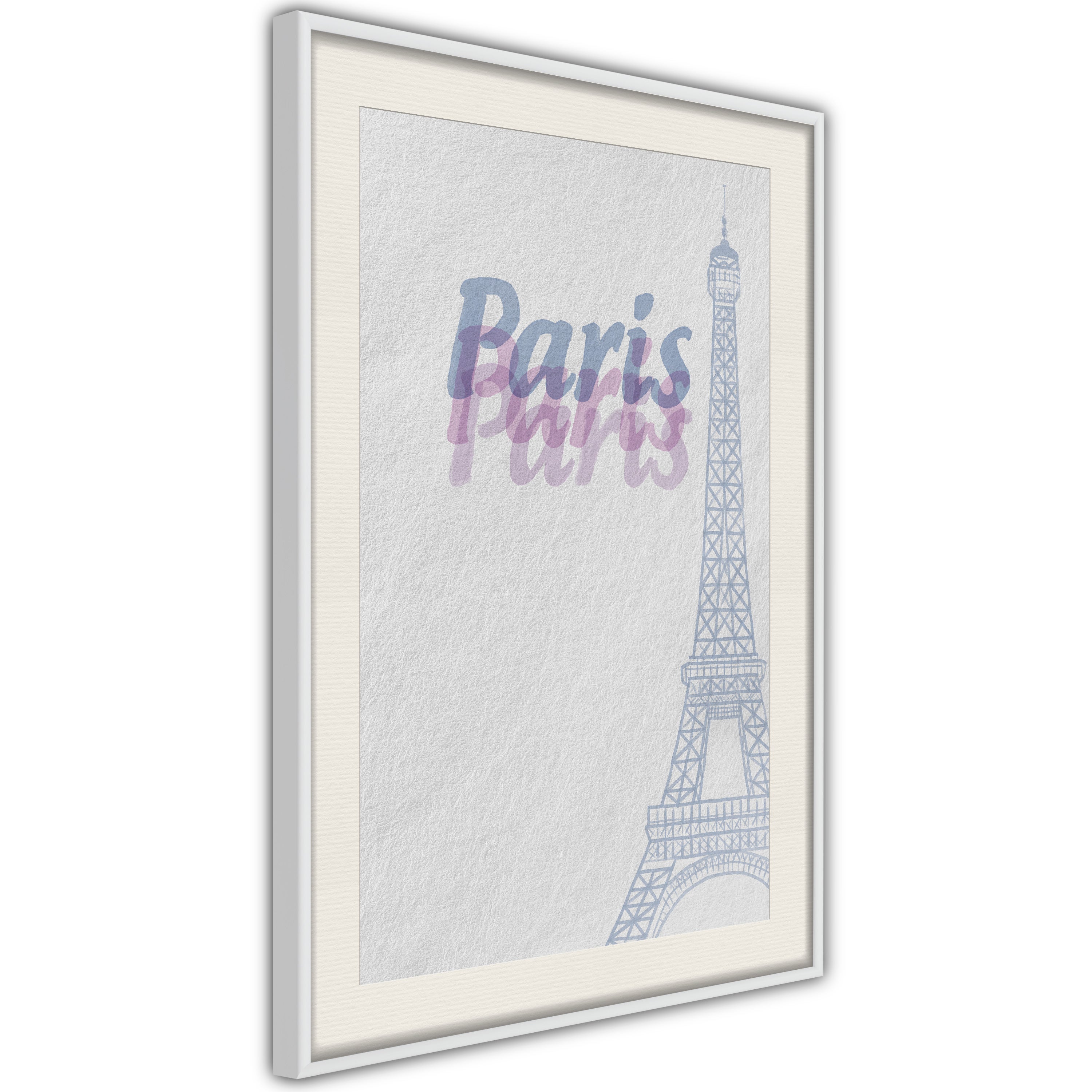 Poster et affiche - Pastel Paris 40x60 cm | Leroy Merlin