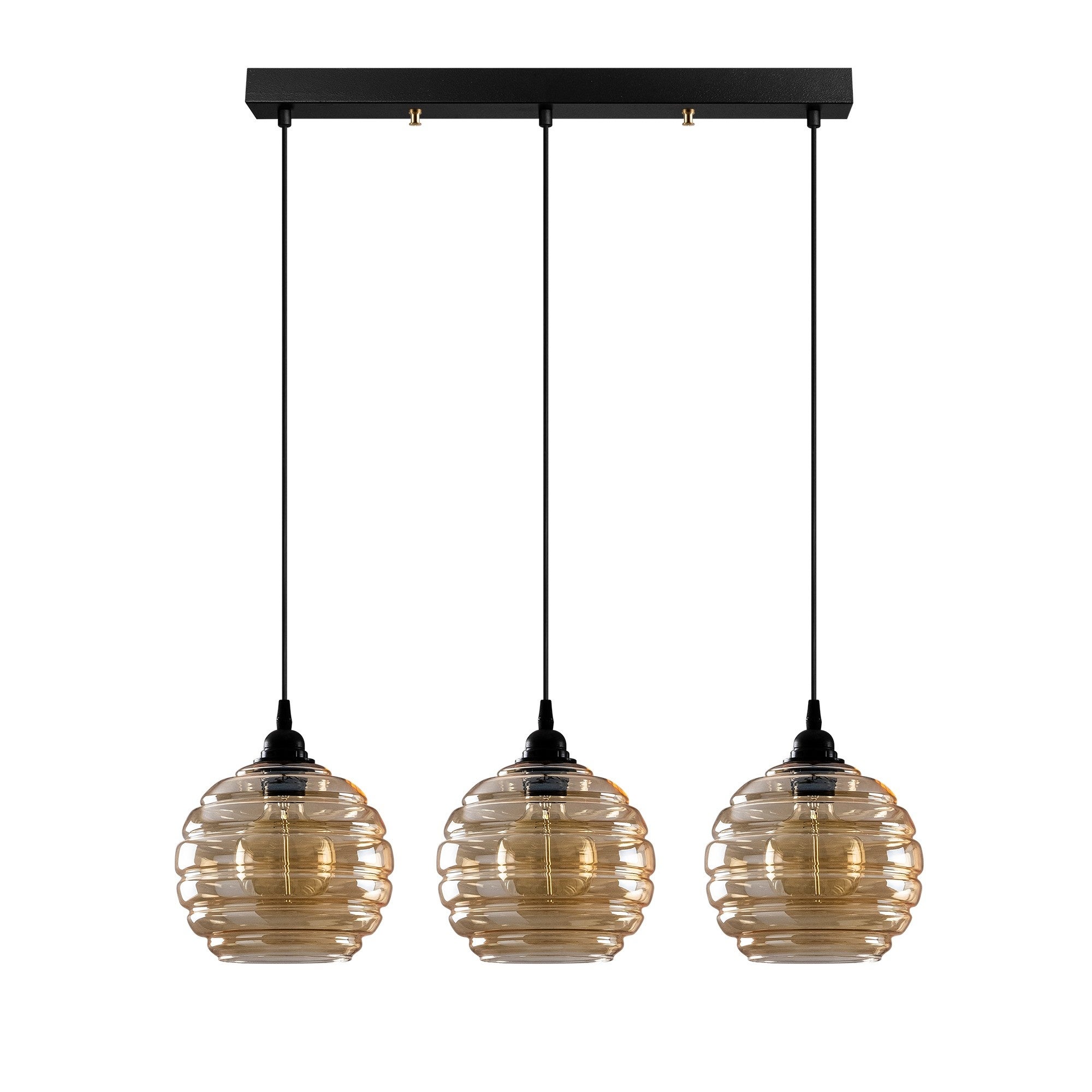 Plafonnier - Gold Noir, 70x20 x116 | Leroy Merlin