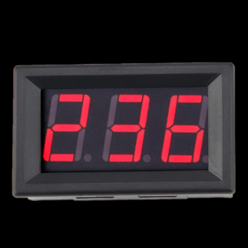 Digital Voltmeter 0.56inch Two Wire AC 70-380V Digital LED Display ...