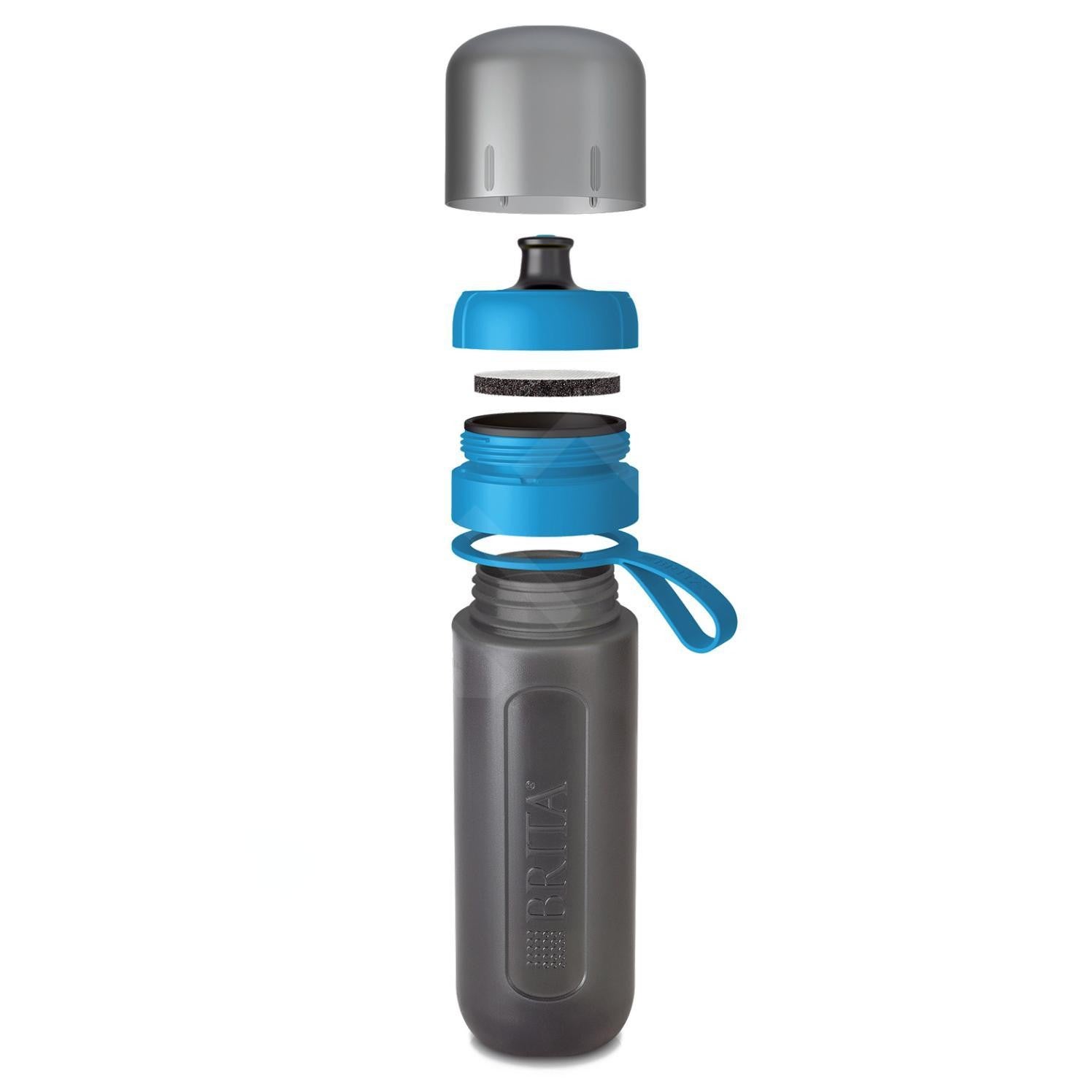 Bouteille filtrante Brita Fill&Go Active (0,6l; bleu) | Leroy Merlin