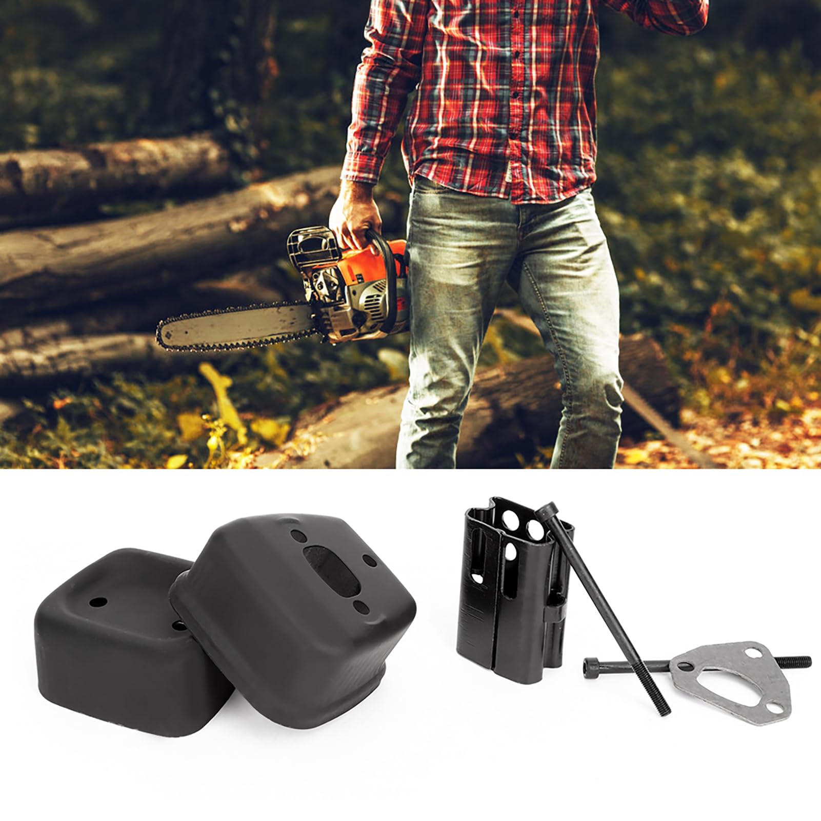 Piezas de repuesto para protector de enfriamiento de escape de silenciador compatibles con 142 ...