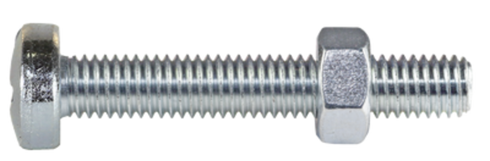 Vis métrique M3x20 tête bombée PH avec écrou certifié UNI/DIN Pc 50 ...