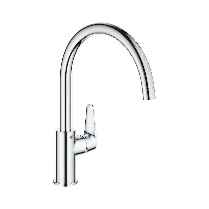Grohe Start Curve, mitigeur monocommande évier, chrome (31554001 ...