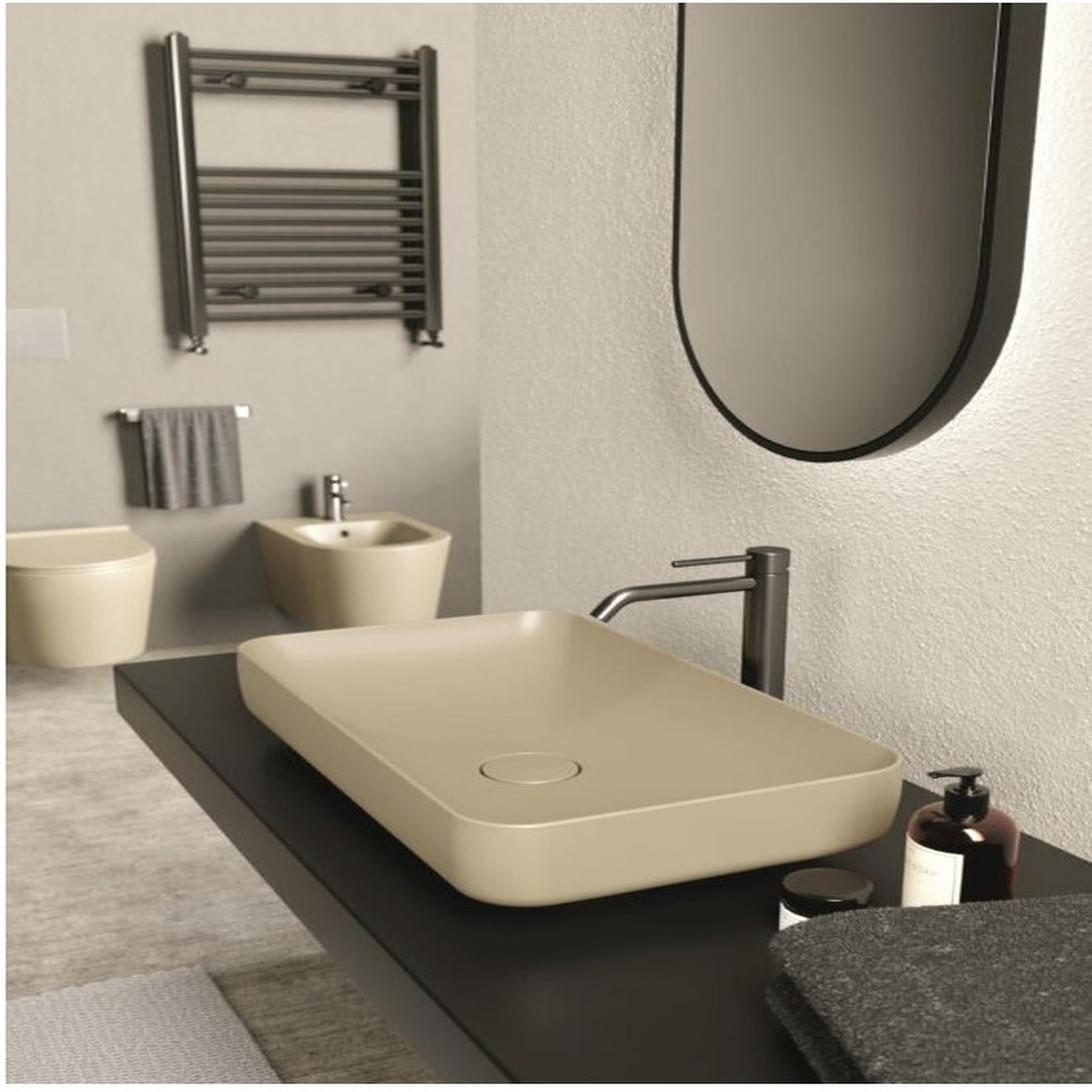 FORM 60x35 Vert brillant, sans bonde, sans siphon | Leroy Merlin