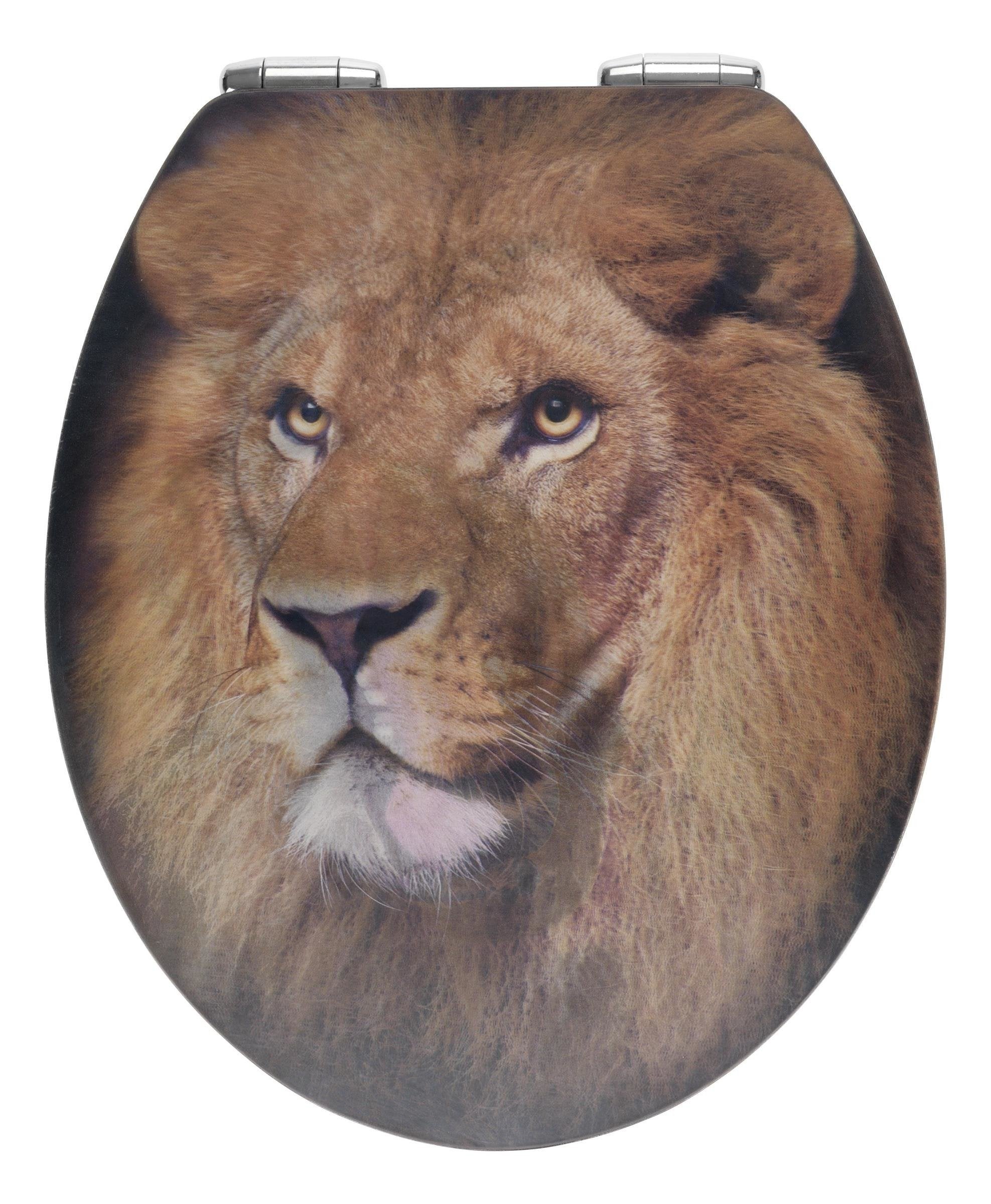 Abattant WC LION avec MDF, WENKO, WENKO | Leroy Merlin