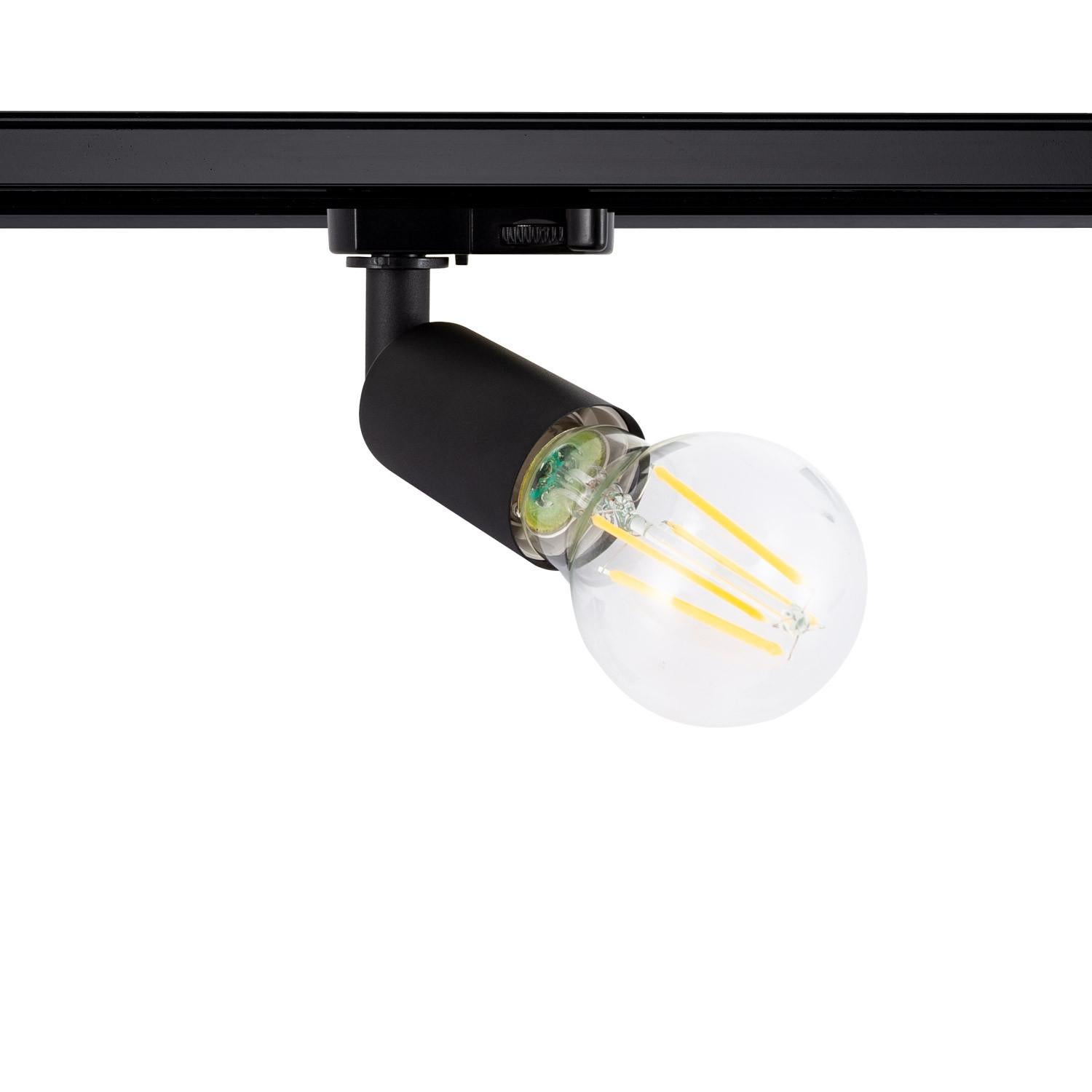 Spot à Douille sur Rail Triphasé Oasis pour Ampoule E27 Blanc | Leroy ...