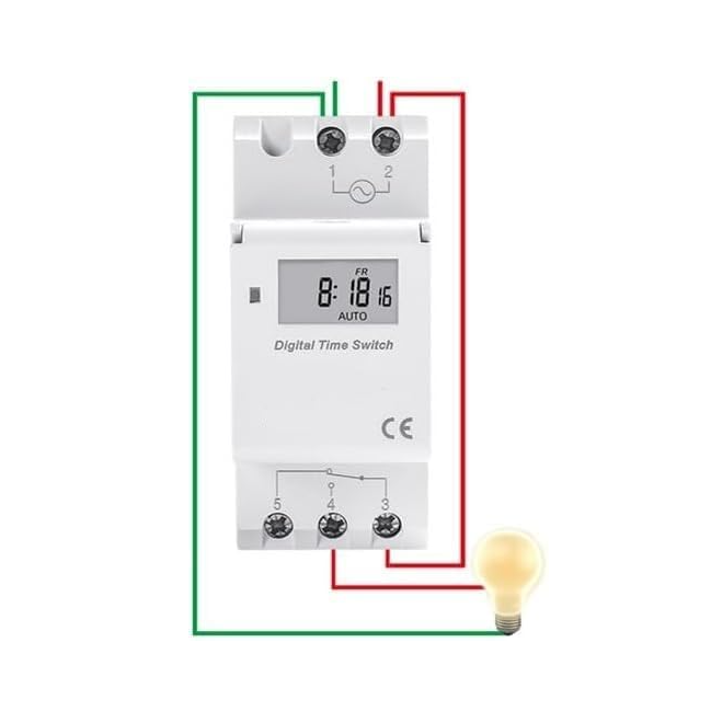 Programador temporizador semanal 220V AC, Blanco | Leroy Merlin