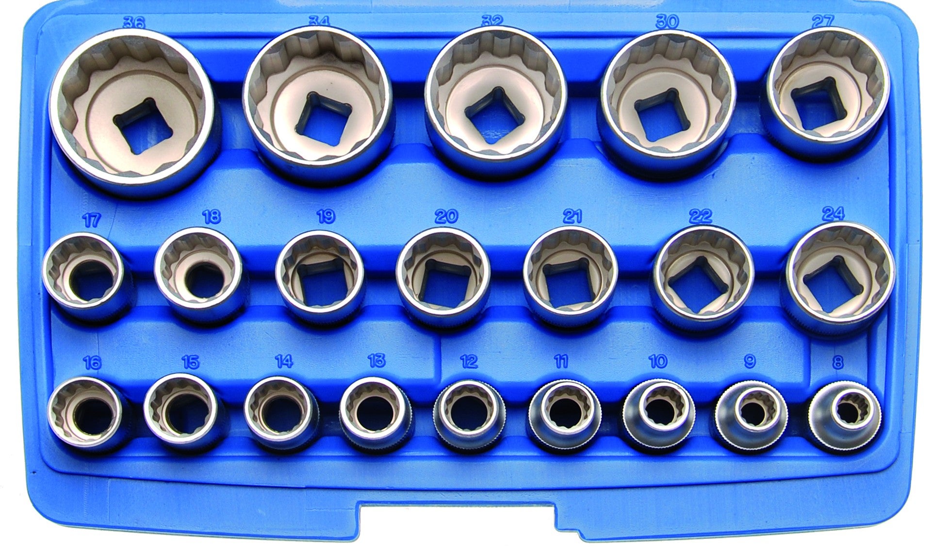 DOUILLES 12 PANS CARRE de 1/2 - COFFRET DE 21 DOUILLES | Leroy Merlin