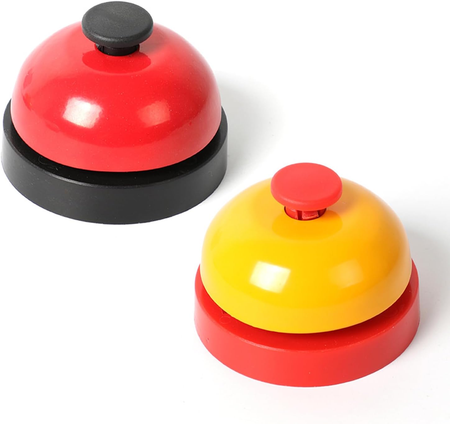 Lot de 2 cloches de table, cloches de réception avec clochette ...