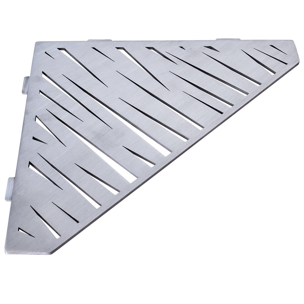 Etagère de douche en acier inox 20,4 x 20,4 cm x 2 mm - Pentagone ...