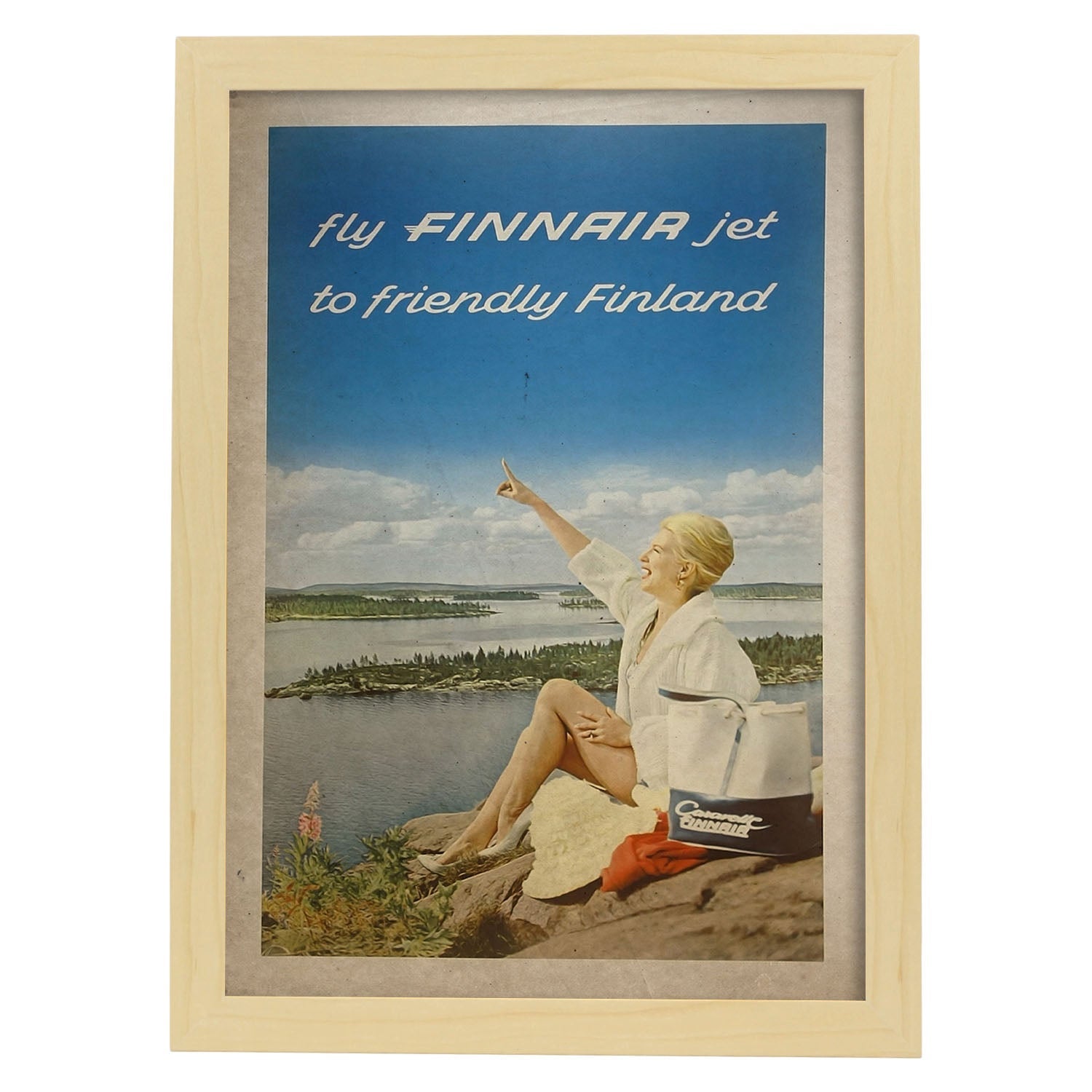 Poster Vintage De Finnair. Con Imagenes Vintage Y De Publicidad Antigua ...