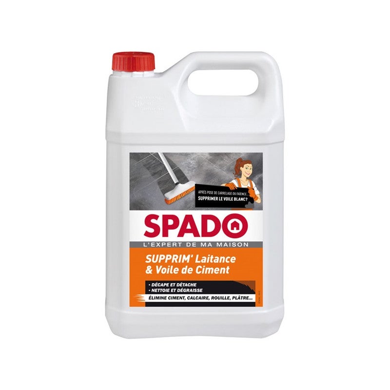 SPADO SUPPRIM LAITANCE 5L SPADO - 823003 | Leroy Merlin