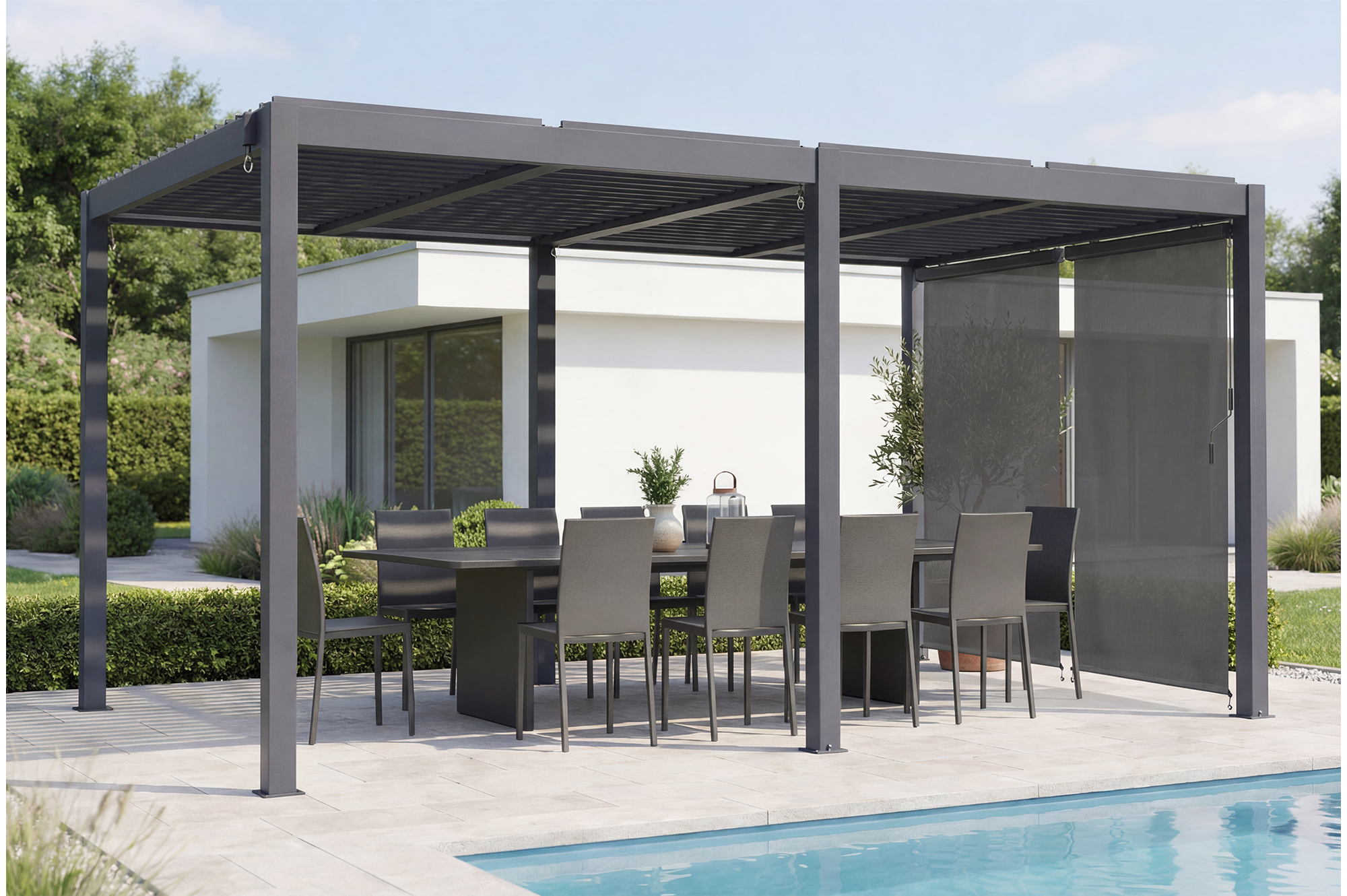 Pergola Aluminium 5x3m Bioclimatique