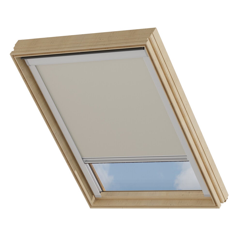 Store de fenêtre de toit occultant Pour VELUX M08 - Sable - L61,4 x ...