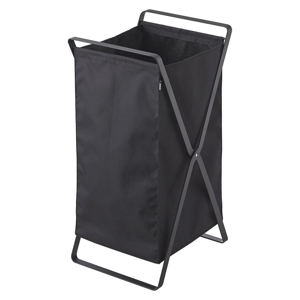 Cesto de ropa plegable negro Tower - L30 cm | Leroy Merlin